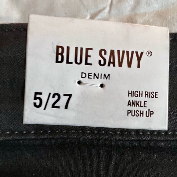 Blue Savvy | Jeans | Nwt Blue Savvy High Rise Ankle Push Up Denim ...